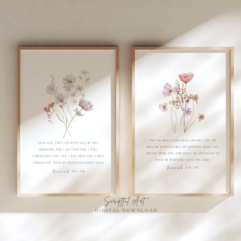 Bible Verse Flowers - Etsy
