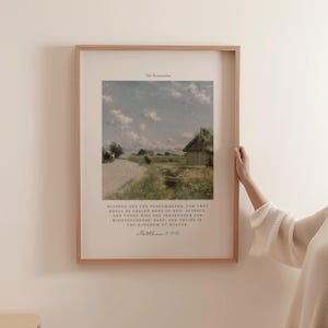 The Beatitudes, Sermon on the Mount, Matthew 5: 3-12, Christian Vintage ...