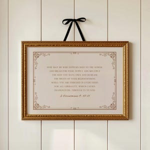 Christian Fall Prints: Vintage Bible Verse Art, Thanksgiving Decor ...