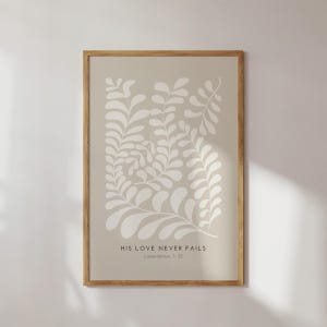 Aesthetic Christian Wall Art Set of 3 Printable Modern Bible Art, Beige ...