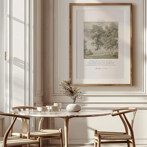 The Beatitudes Sermon on the Mount, Matthew 5: 5-6, Vintage Tree ...