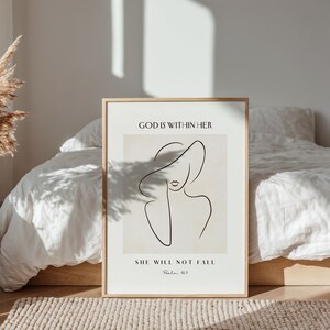 Psalm 46:5 God is Within Her She Shall Not Fall, Subtle Christian Wall ...