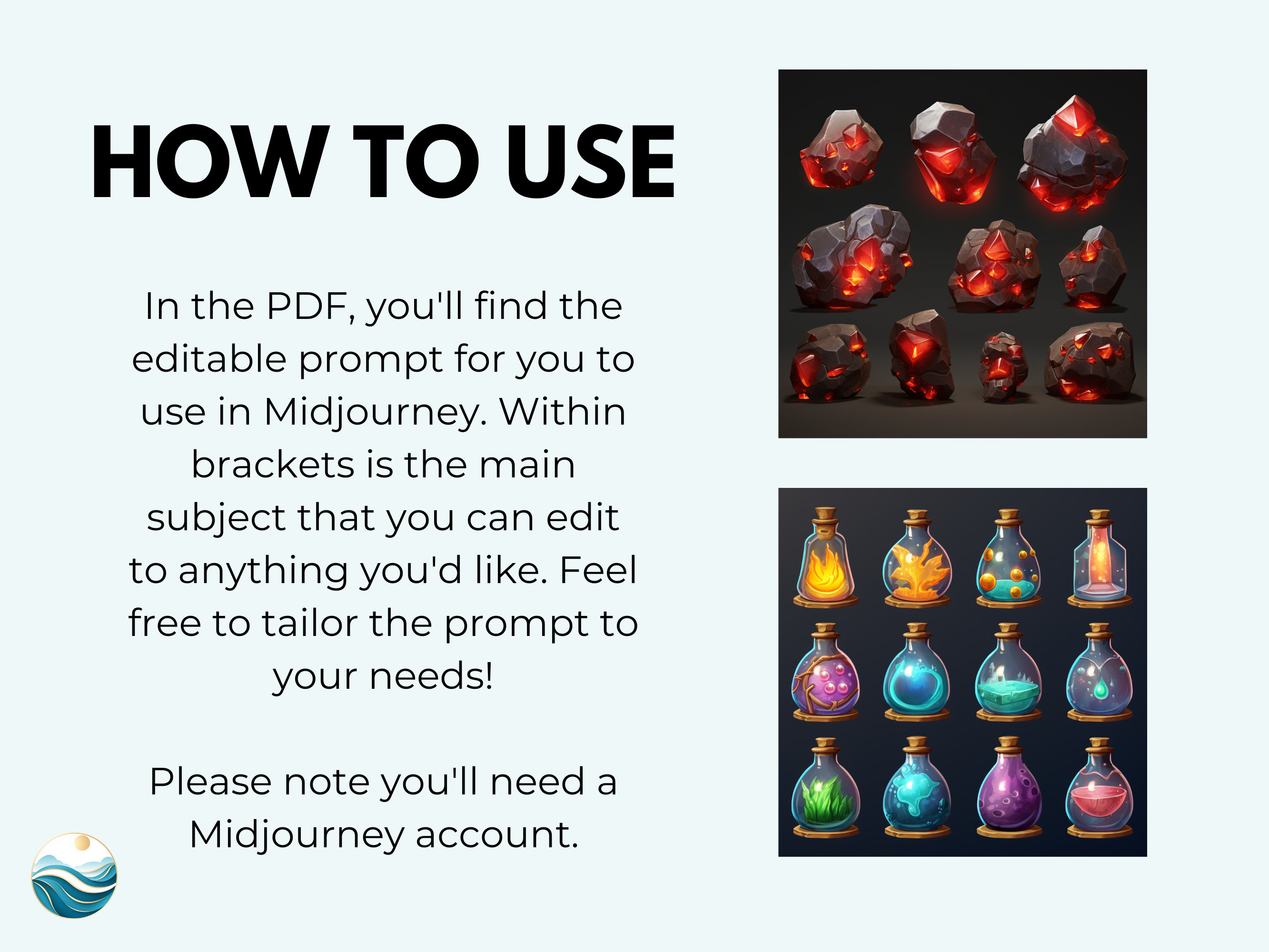 Midjourney Prompt for AI Generated Game Art Sprite Sheet, High Quality Prompt, Midjourney Guide ...