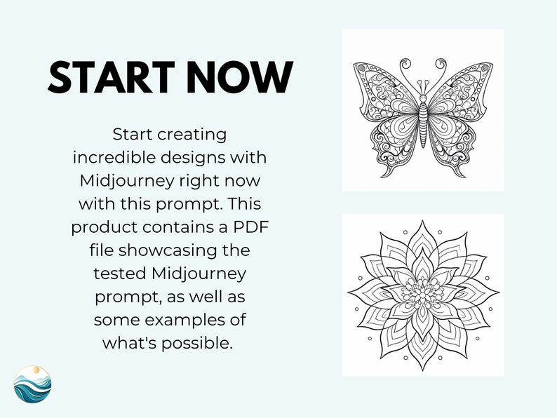 Mandala Coloring Pages Midjourney Prompt | High Quality Midjourney ...