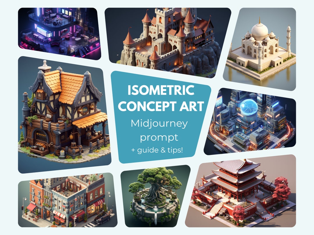Midjourney Prompt for Isometric Building Art, High Quality Prompt ...
