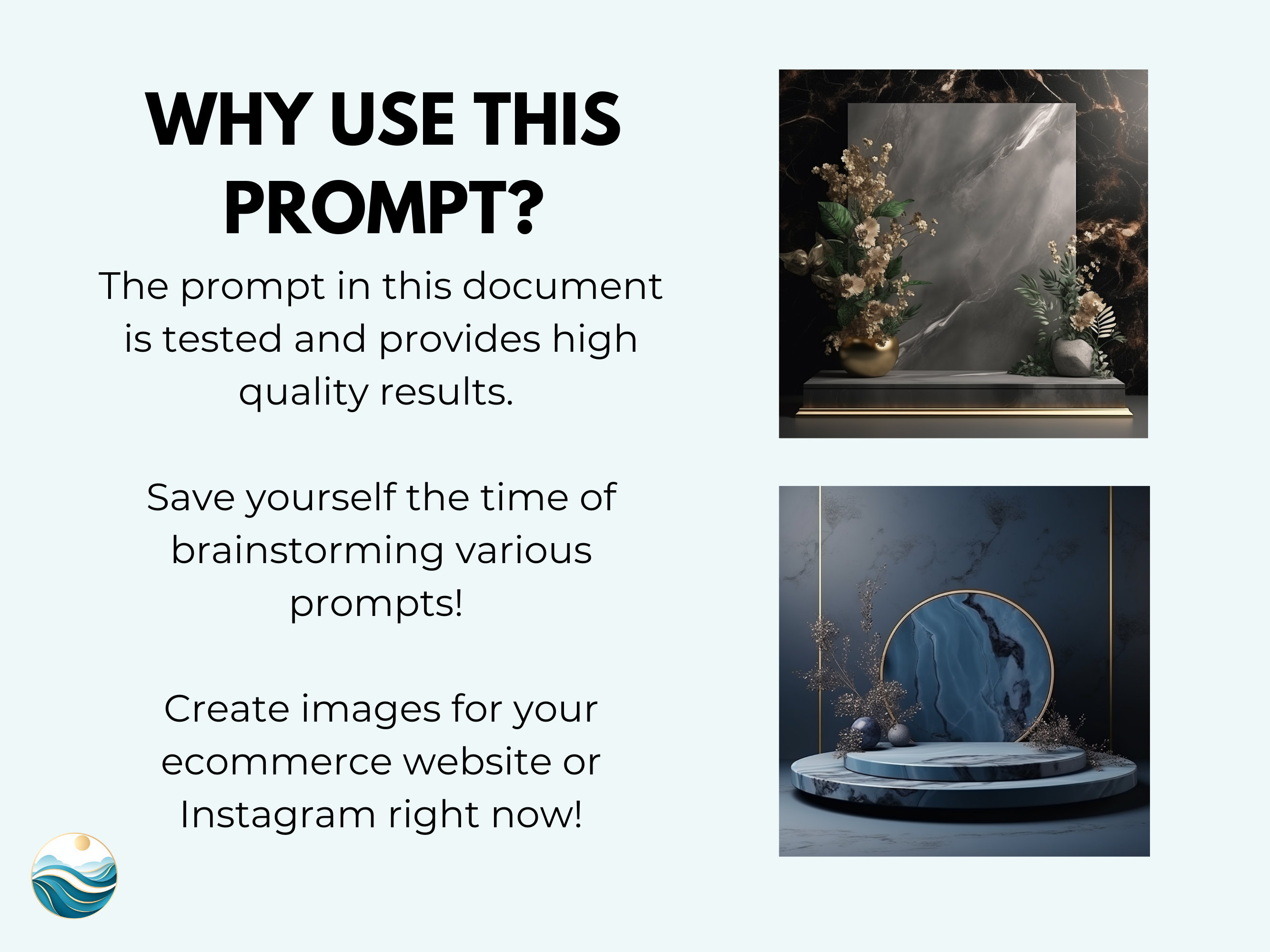 Midjourney Prompt for Product Podium Display Mockup, Professional ...