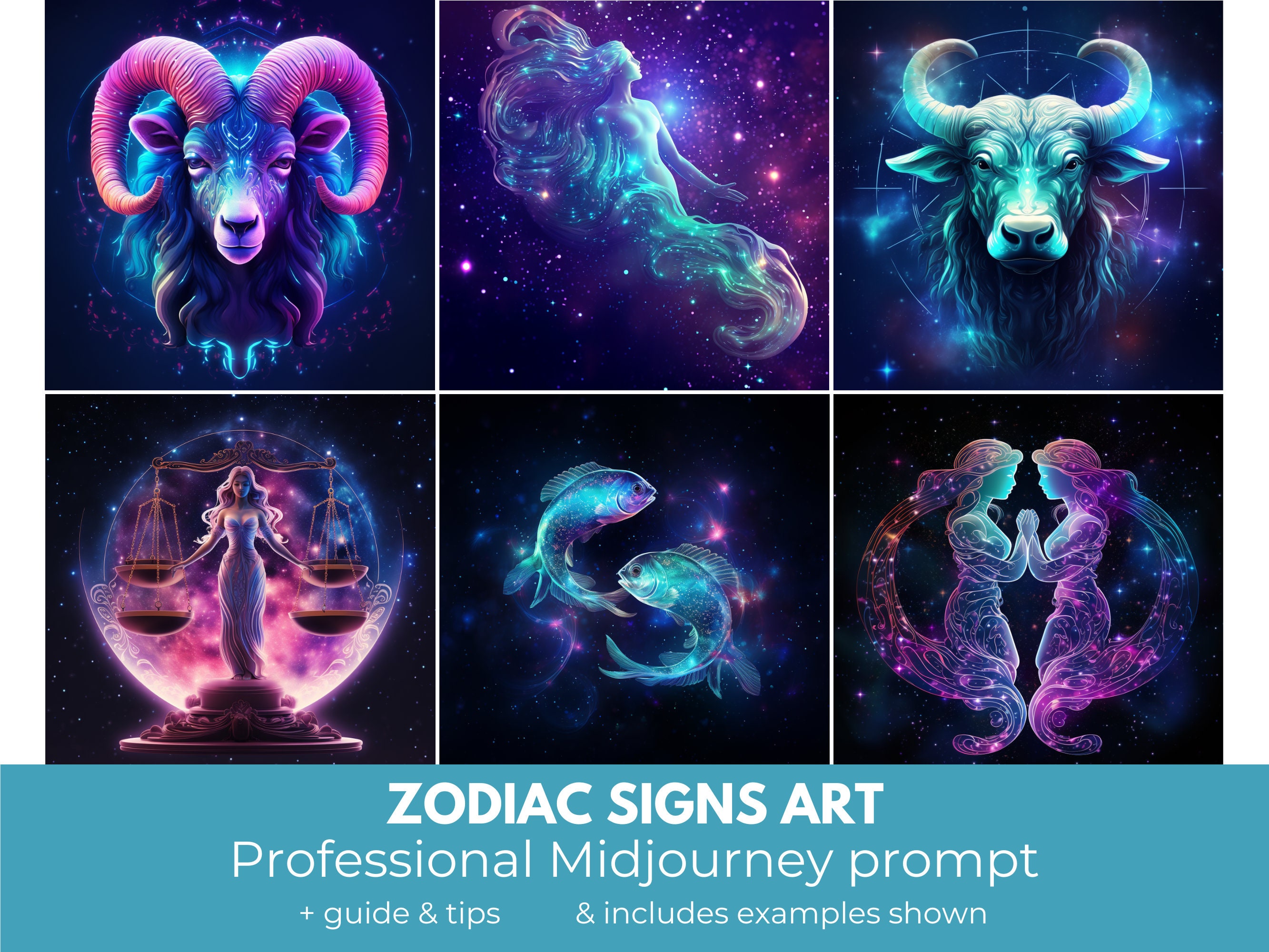 Zodiac Sign Midjourney Prompt | Professional Midjourney Guide for ...
