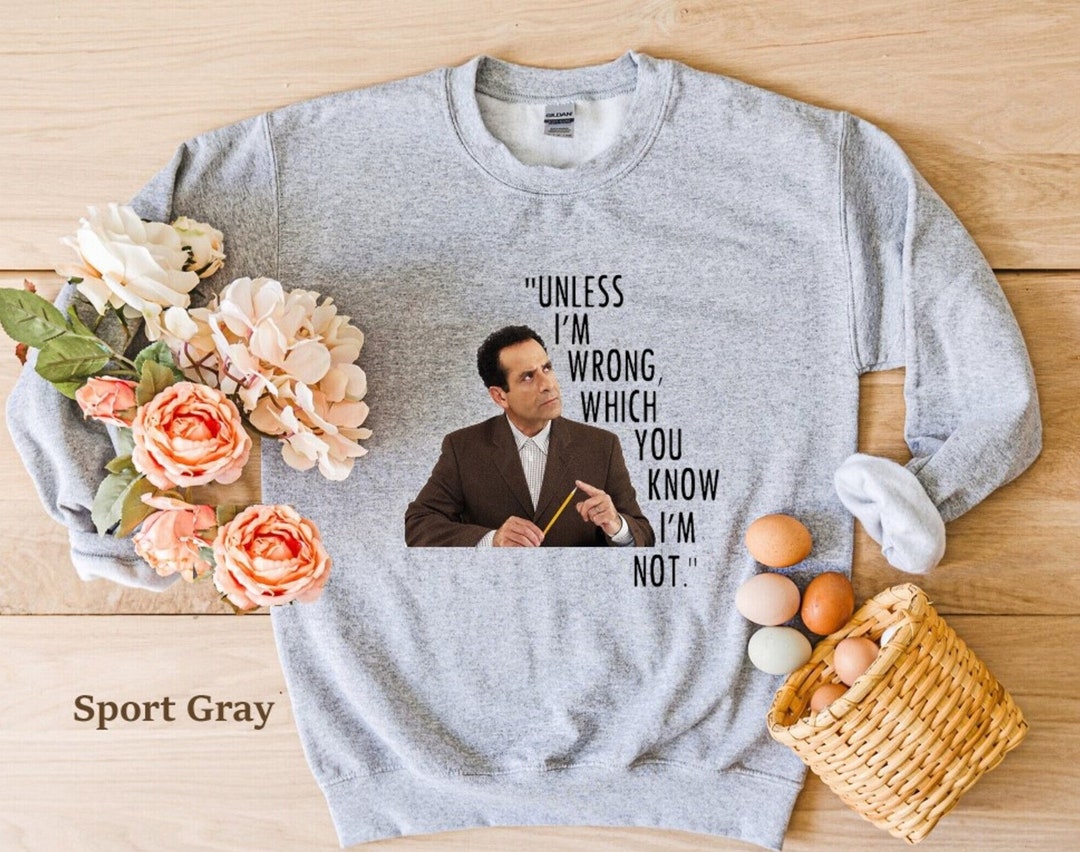 Adrian Monk Quotes Monk TV Series Unisex Shirts, Unless I'm Wrong Which ...