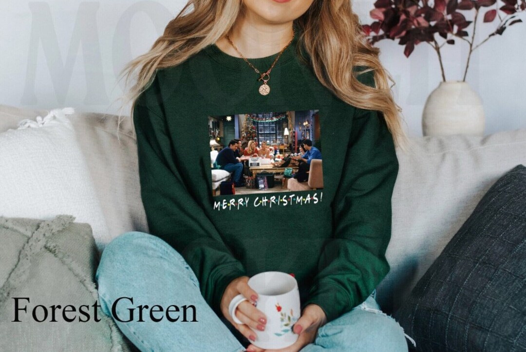 Merry Christmas Friends TV Show Rachel Phoebe Chandler Monica - Etsy