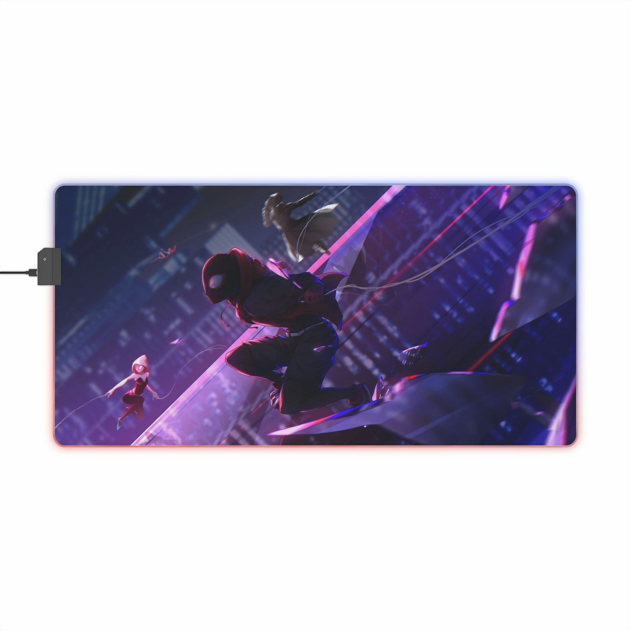 LED Spiderman Miles Morales Gaming Mouse Pad sold by Daisy Chen | SKU ...