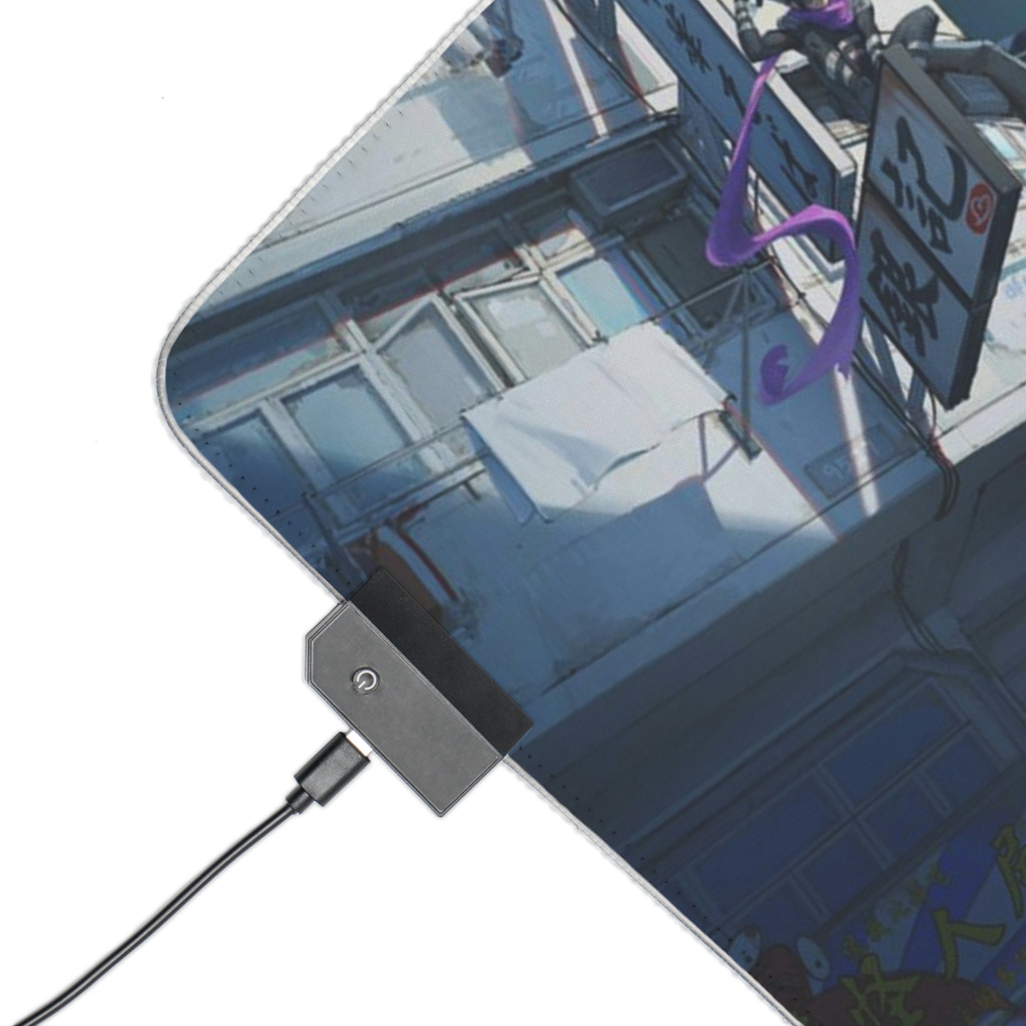 LED OPM City Gaming Mouse Pad