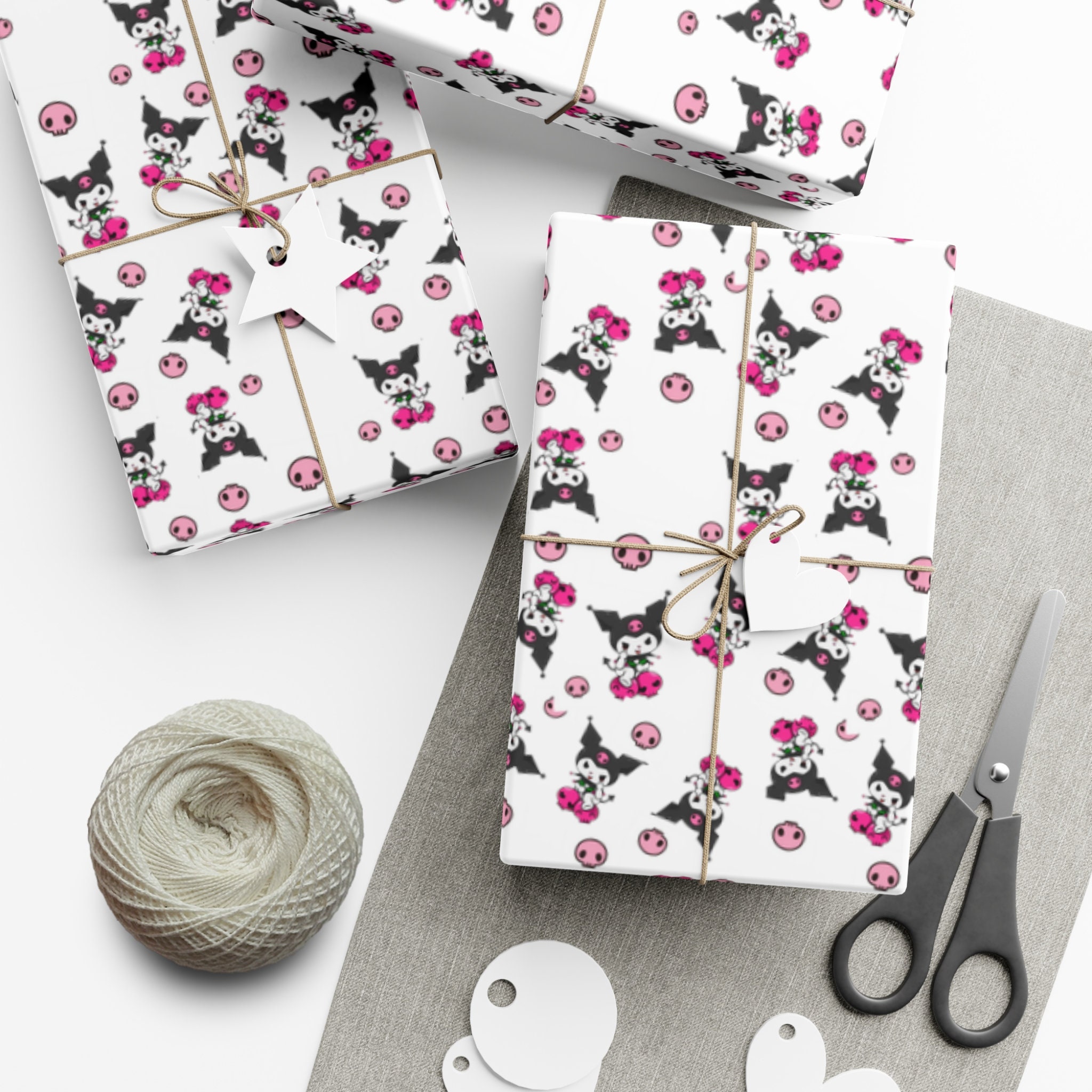 Kuromi Gift Wrapping Paper Gifts Presents Character Kuromi Romi - Etsy