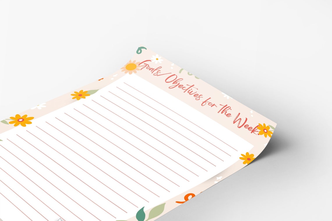 16 Pages Weekly Checklist, Downloadable and Printable PDF Checklist ...