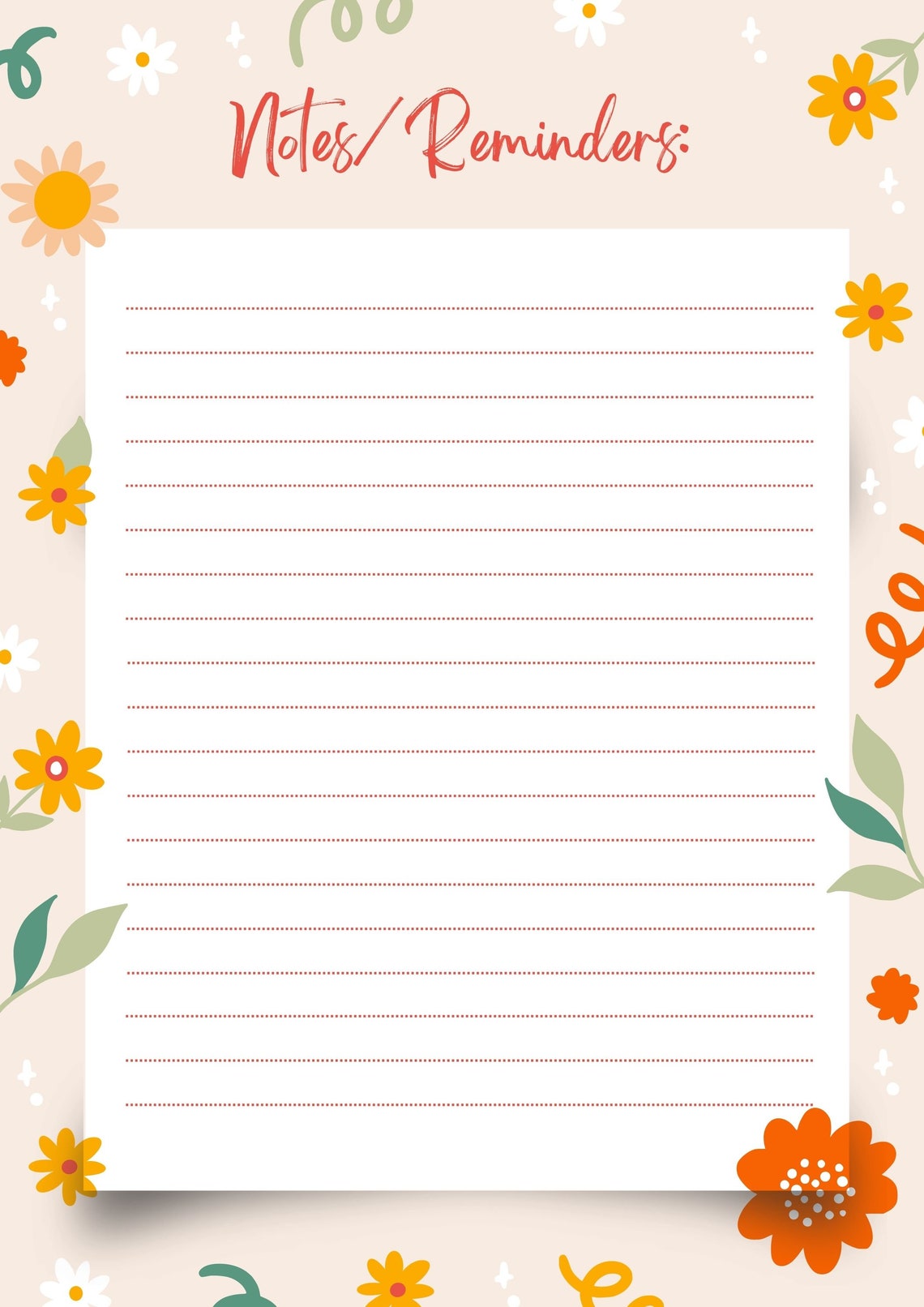 16 Pages Weekly Checklist, Downloadable and Printable PDF Checklist ...