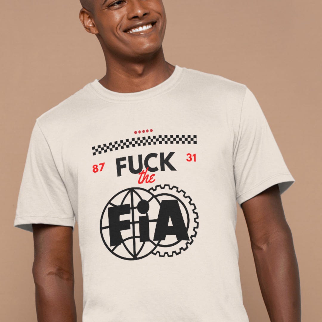 F1 Racing Fan Graphic Tee: FIA Statement Shirt - Etsy