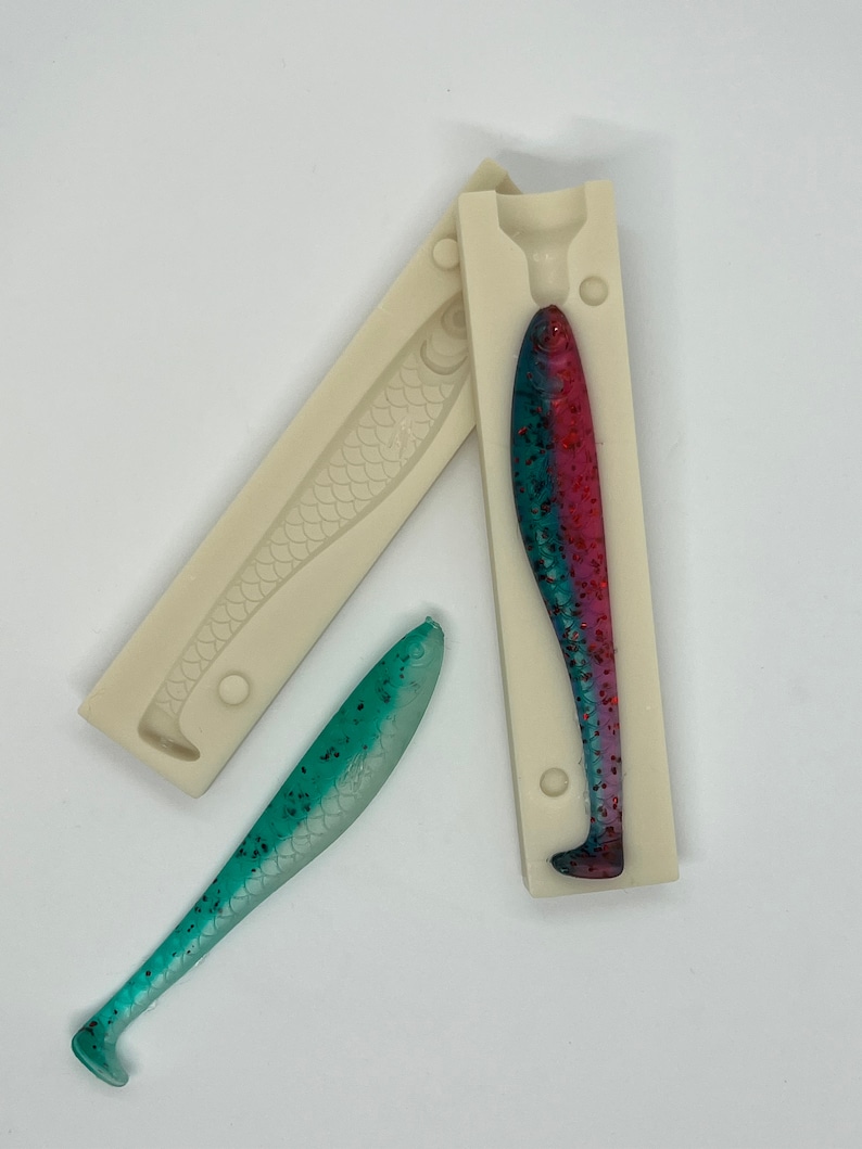 4 Minnow Swimbait Mold Model for Bass, Pike, Walleye, Muskie, Saltwater ...
