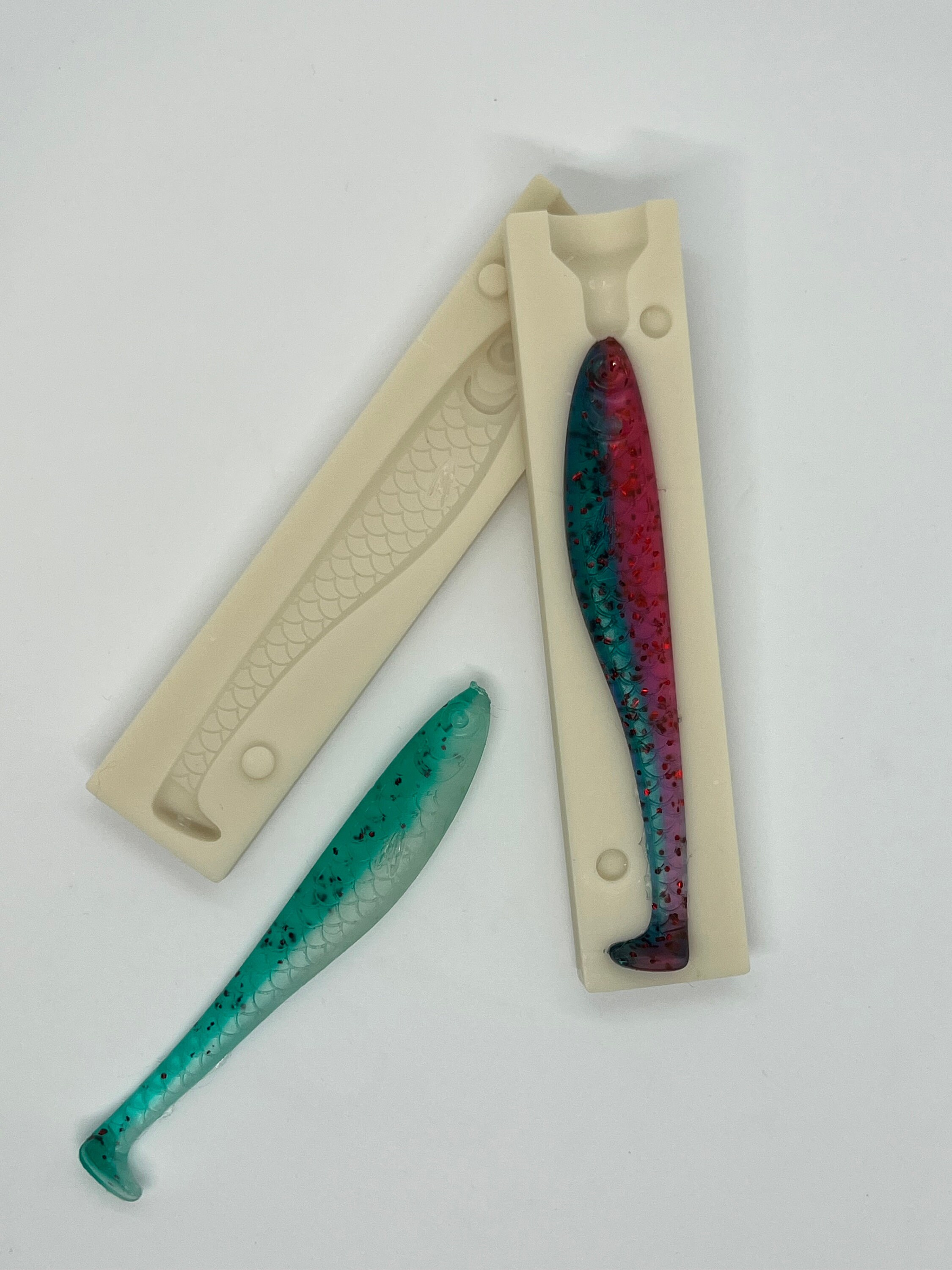 4" Minnow Swimbait Mold Model for Bass, Pike, Walleye, Muskie ...