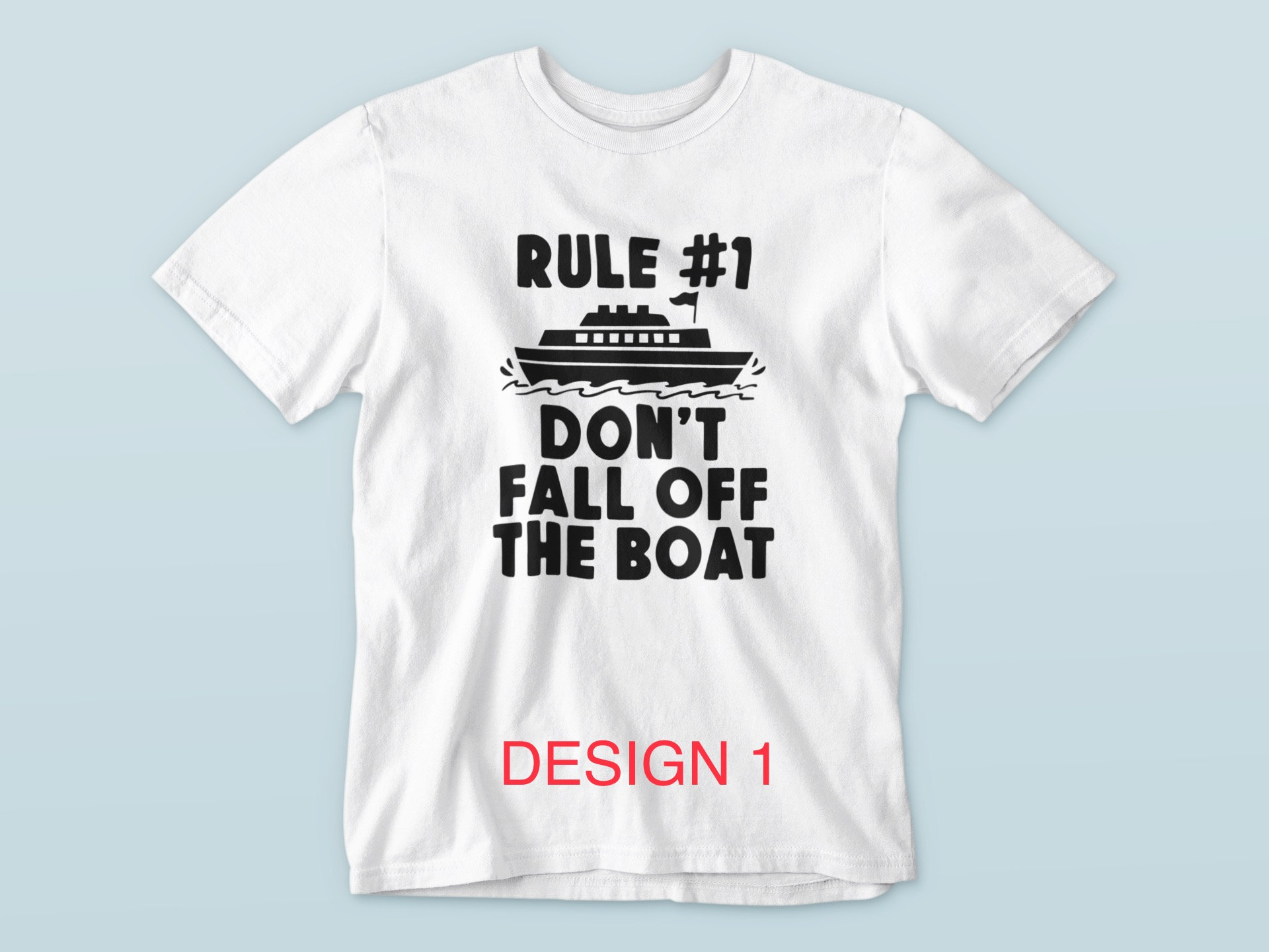 Rule #1 Don’t Fall off the Boat | Cruise Shirt | Vacation Shirt ...