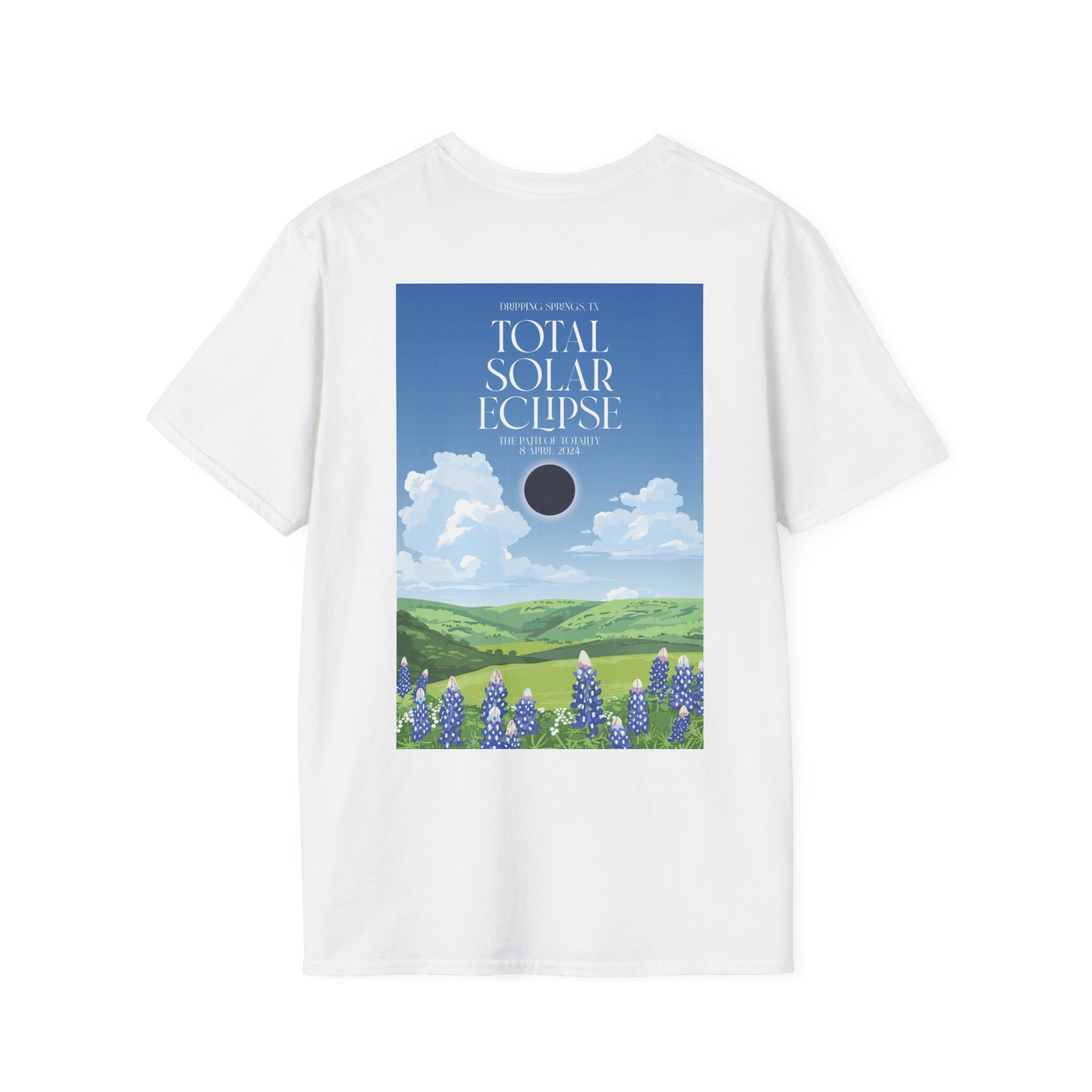 Bluebonnets Total Solar Eclipse 2024 Shirt, Dripping Springs, Texas ...