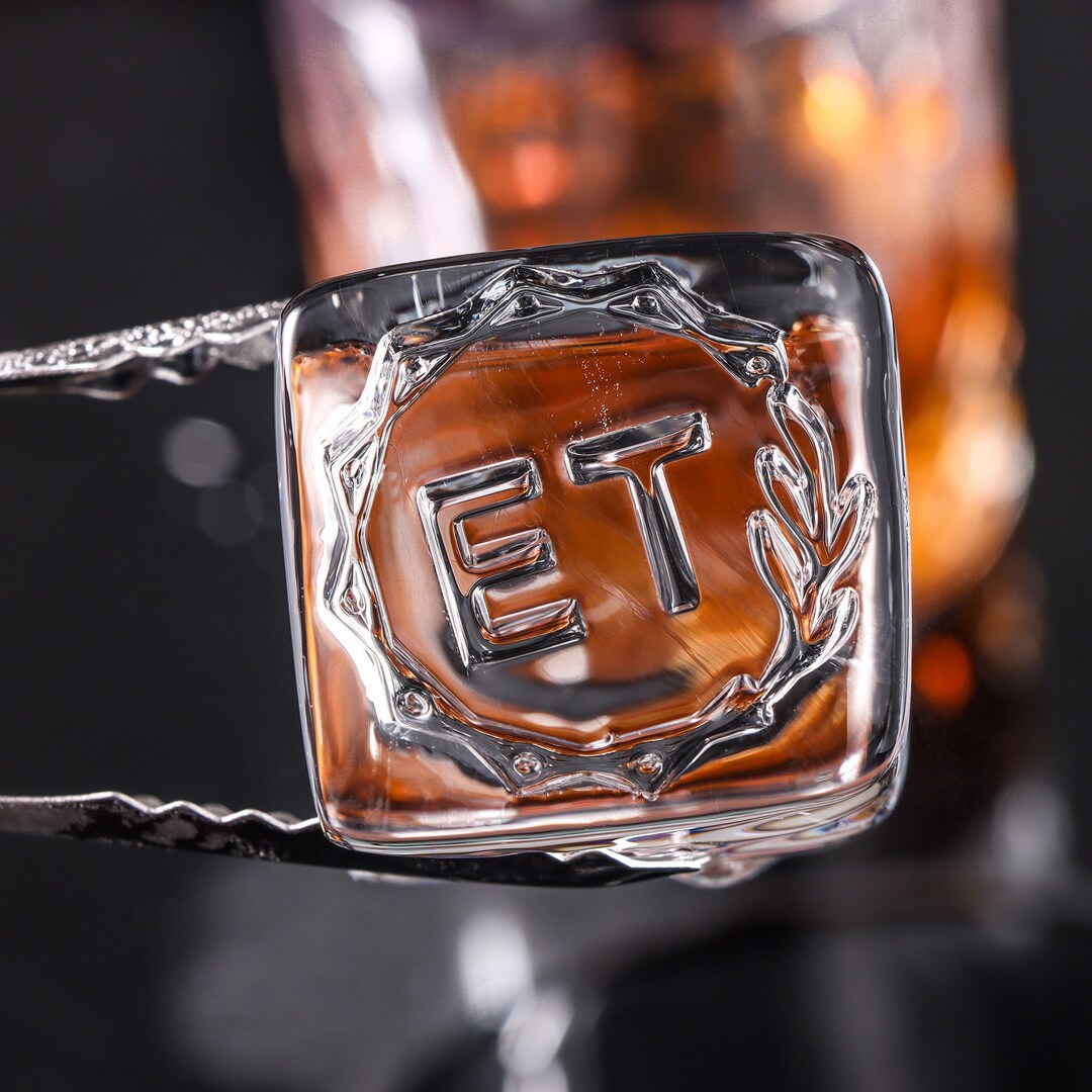 Personalized Logo Ice Stamp, Monogram Ice Stamp, Custom Ice Cube Stamp ...