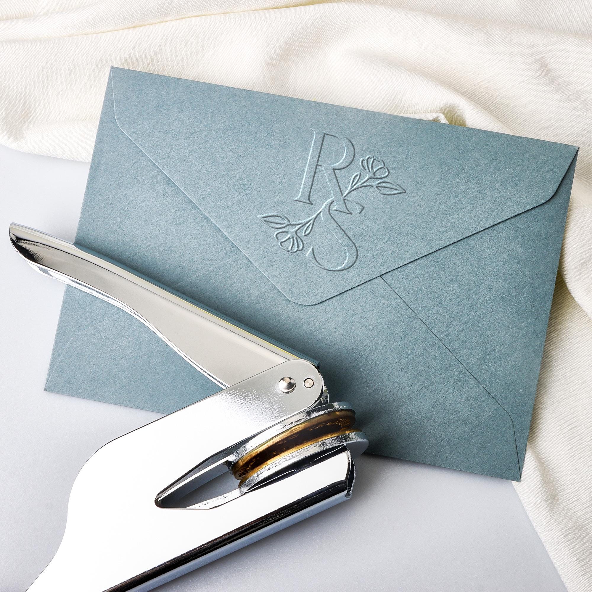 Custom Wedding Embosser: 36 Designs for Wedding Invitation, Monogram ...