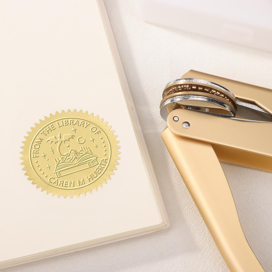 Personalized Dragon Book Embosser: From the Library Of, Gifts for ...