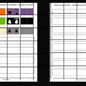 LARGE Halloween Dollhouse Printables - 12 Pages - Decorations Cards ...