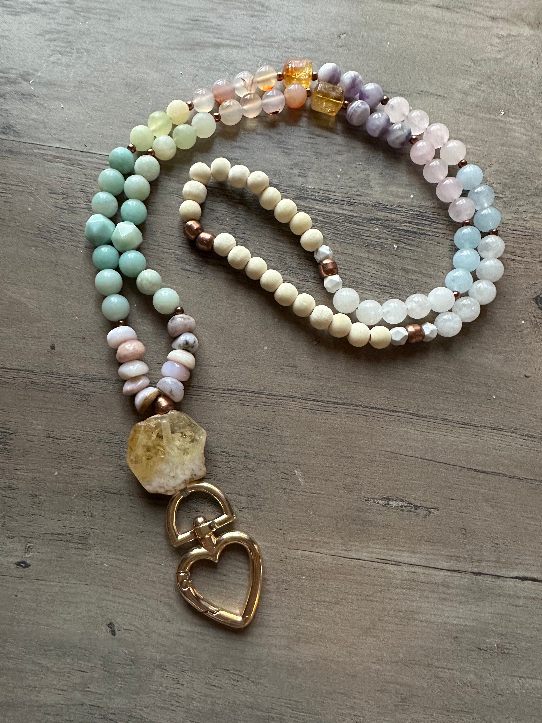 Custom Gemstone Lanyard Candy Rainbow Pattern Rainbow Design Gift ...