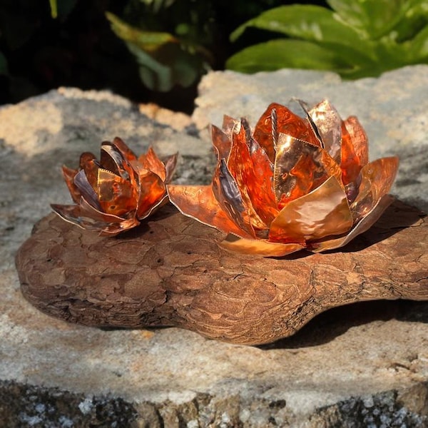 Copper Flowers - Etsy