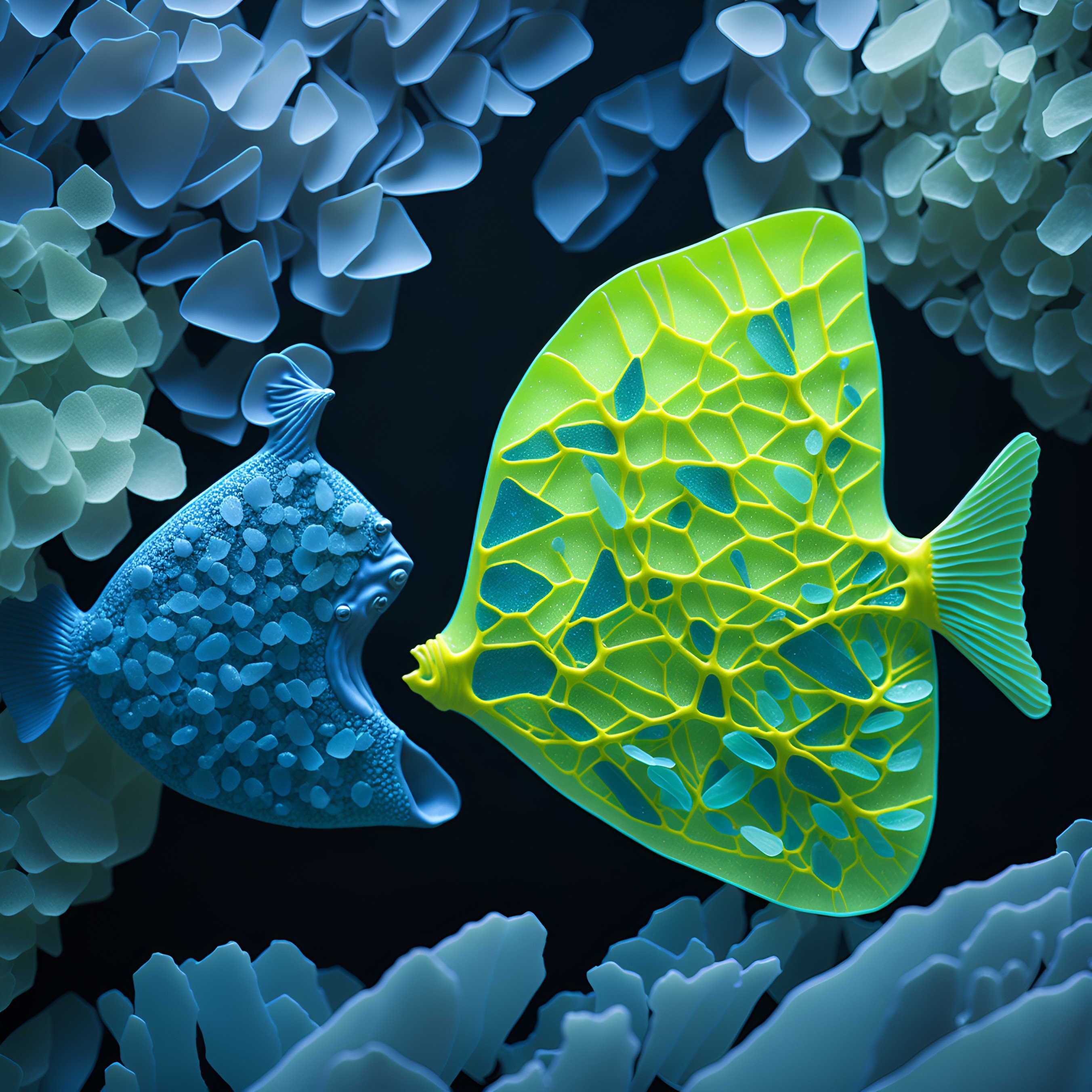 Sea Glass Wall Art Digital Download Under the Sea Pack One 20 Surreal ...