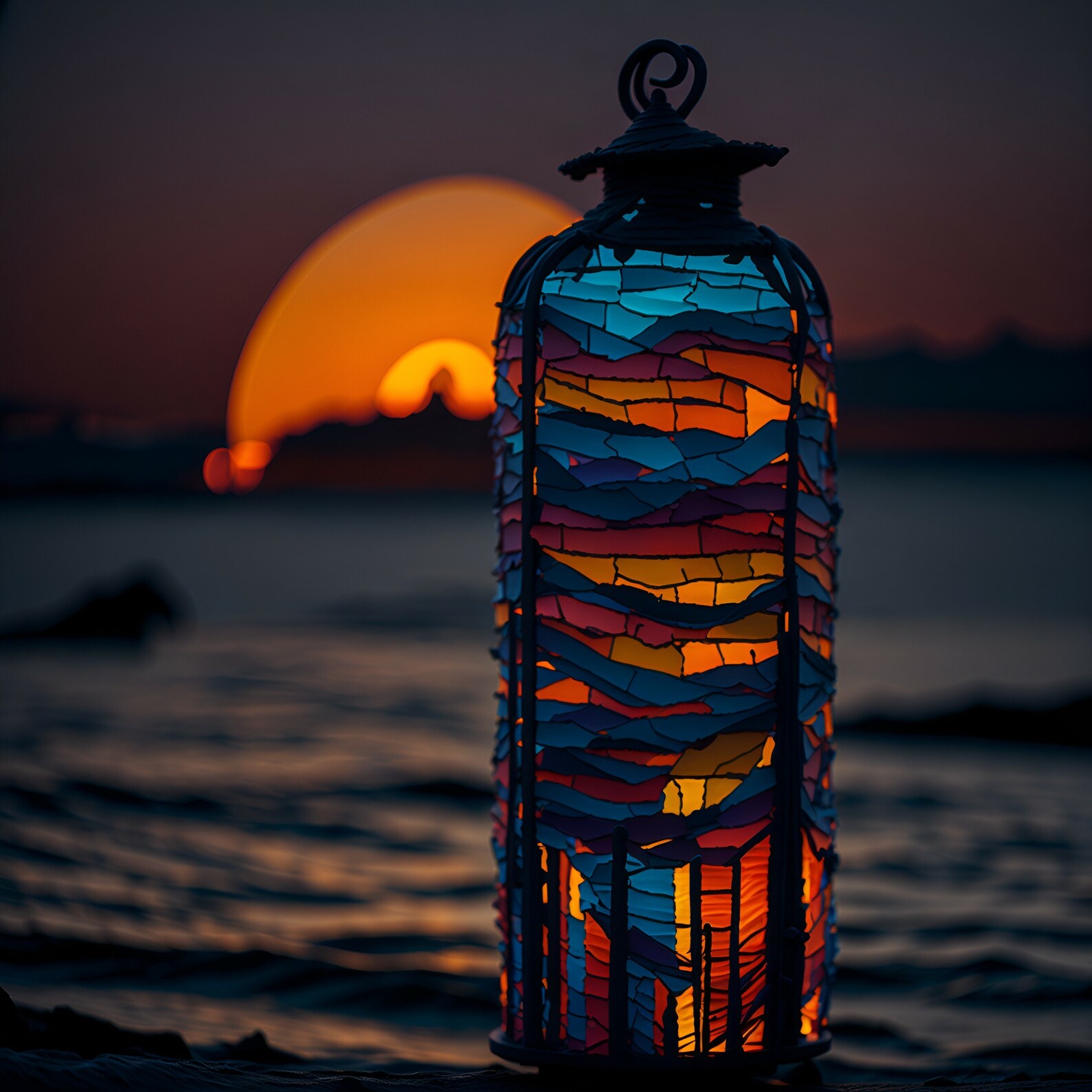 Sea Glass Wall Art Digital Download Fire And Light Pack 3 20 Surreal Ai Art Prints For Beach