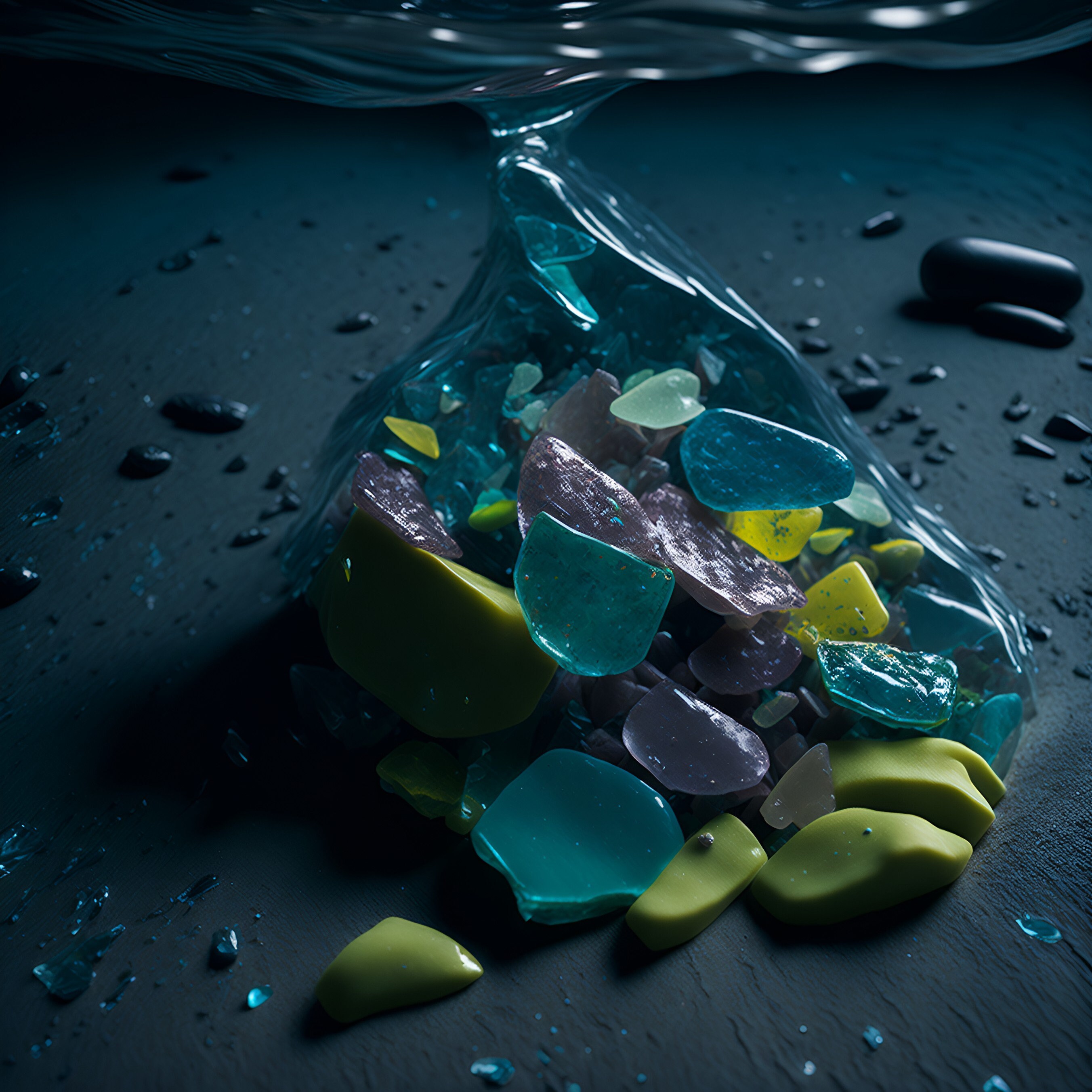 Sea Glass Wall Art Digital Download Under the Sea Pack One 20 Surreal ...