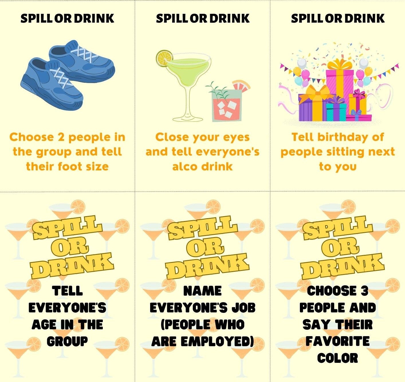 Drinkity Drink | Party Game | Drinking Game Cards | Party Night ...