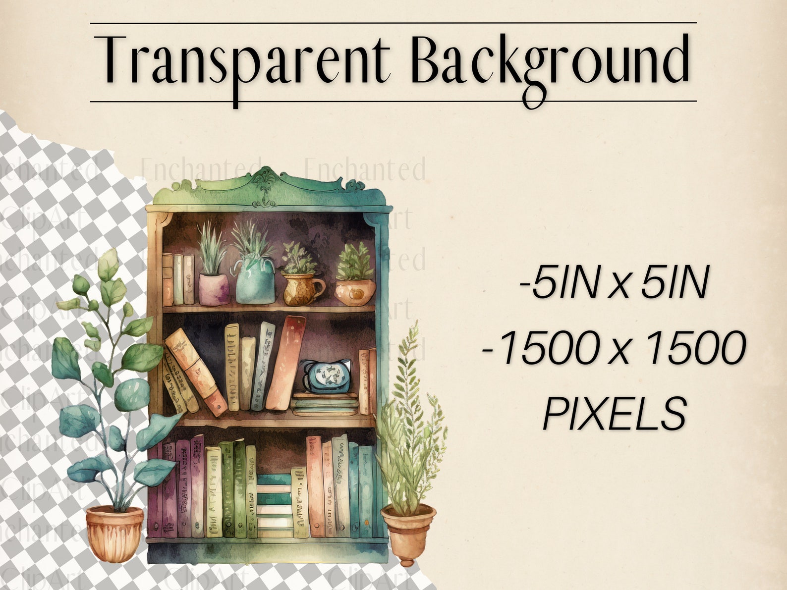 Watercolor Books Clipart Bundle, Clipart Bundle for Booklover ...