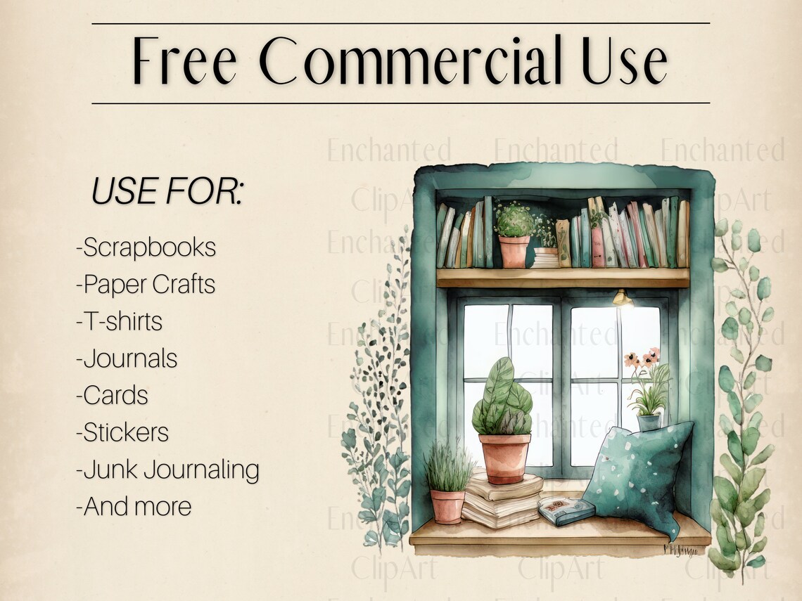 Watercolor Books Clipart Bundle, Clipart Bundle for Booklover ...