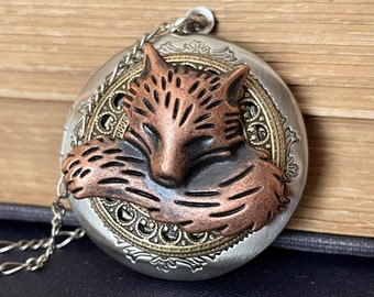 Butterfly Locket Necklace, Antique Style/mothers Day/anniversary ...