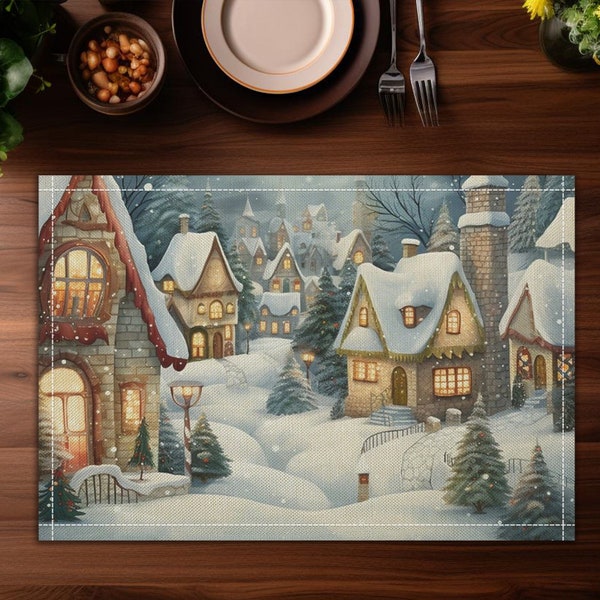 Winter Placemats - Etsy