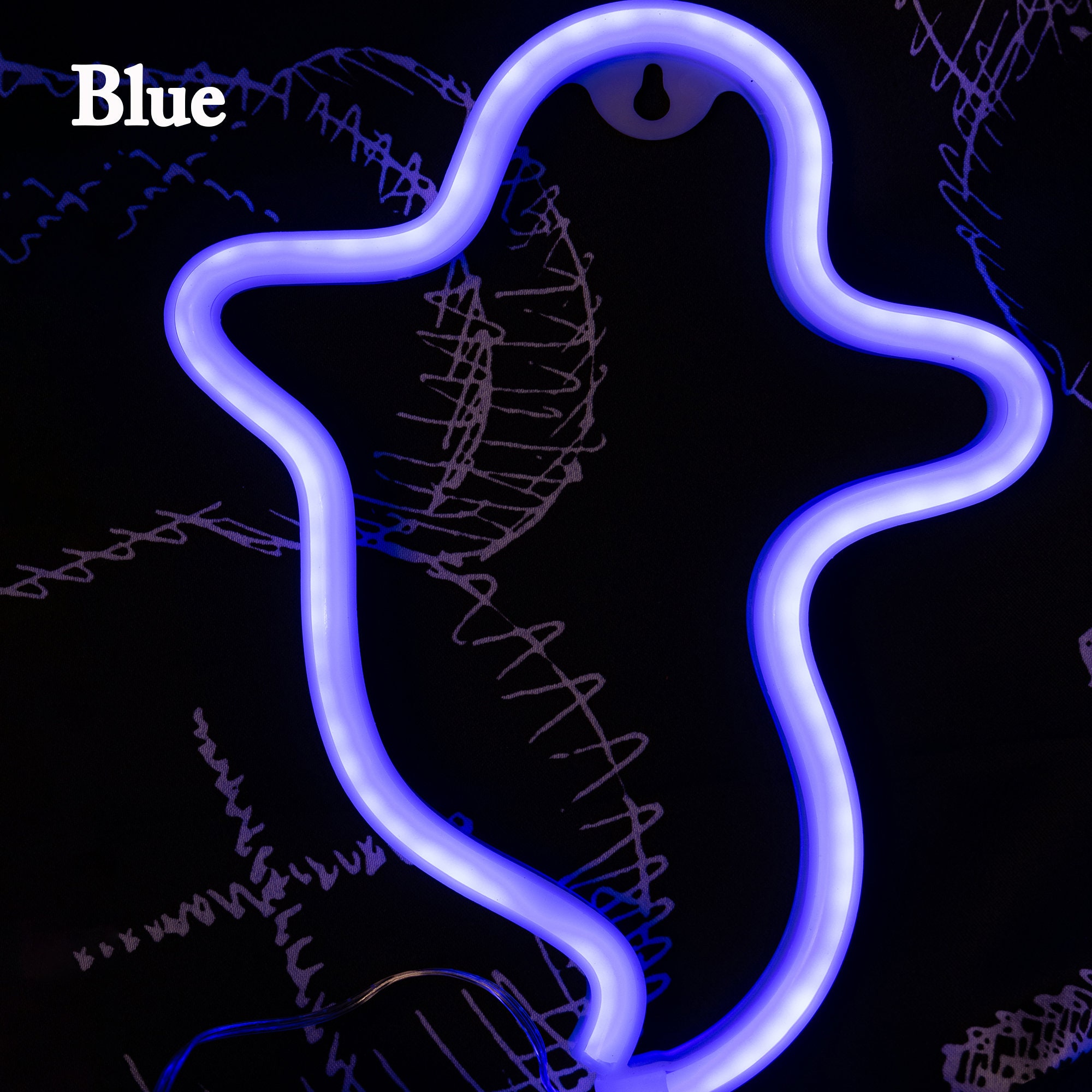 Ghost Neon Light Funny Neon Sign Cute Ghost Led Sign LED Neon Sign Wall ...