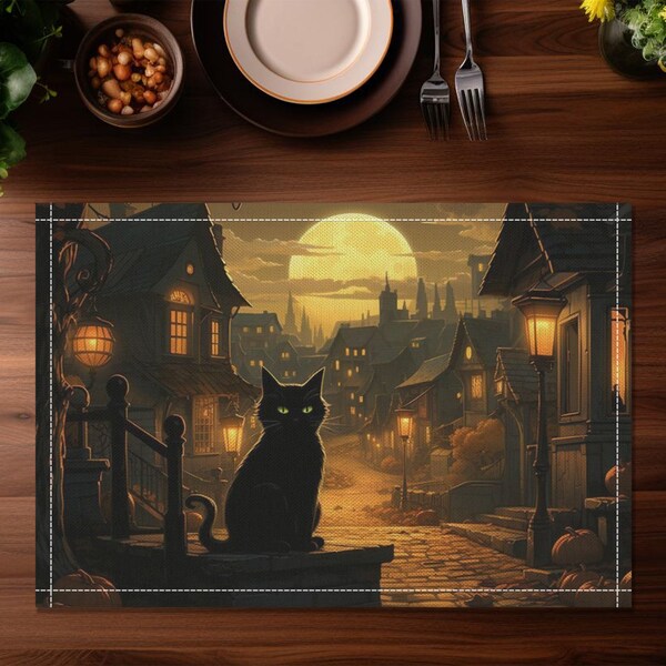 Halloween Placemat - Etsy