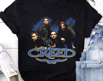 Retro Creed Band Bootleg T-shirt, Creed Band Fan Gift Shirt, Creed 2024 ...