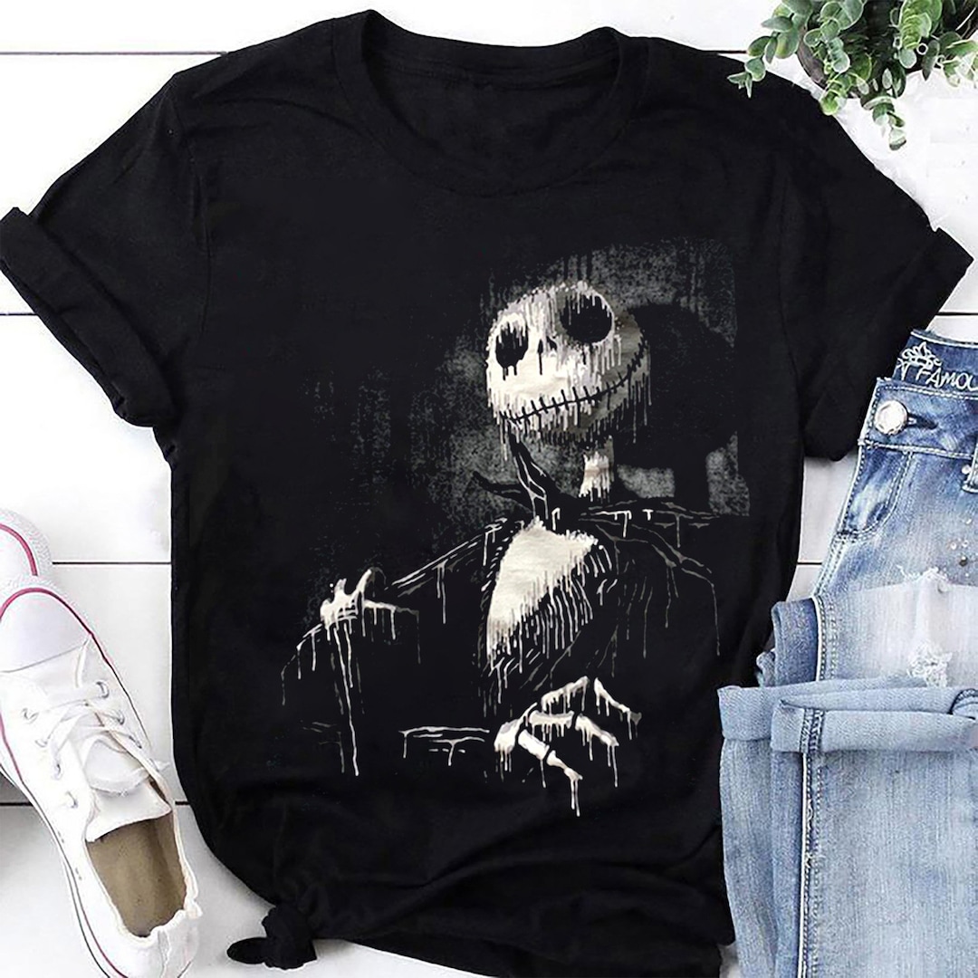 Jack Skellington Sitting Pose T-shirt, Jack Skellington Shirt Fan Gift ...