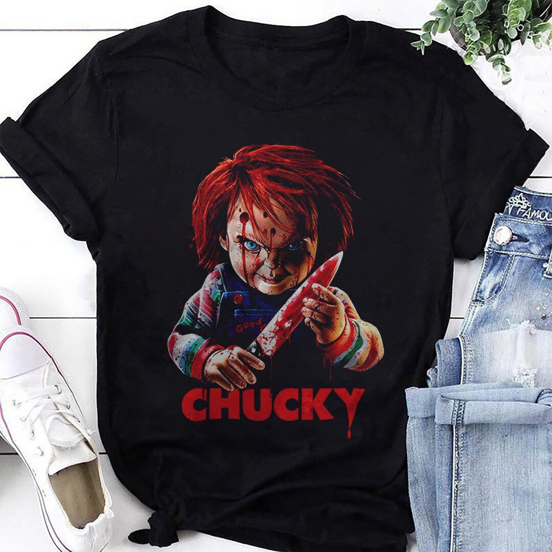 Child's Play Chucky T-shirt, Chucky Shirt Fan Gifts, Chucky Graphic Tee ...