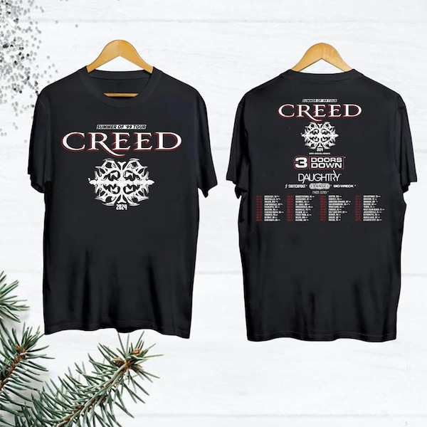 Creed band tour 2024 shirt - Etsy France