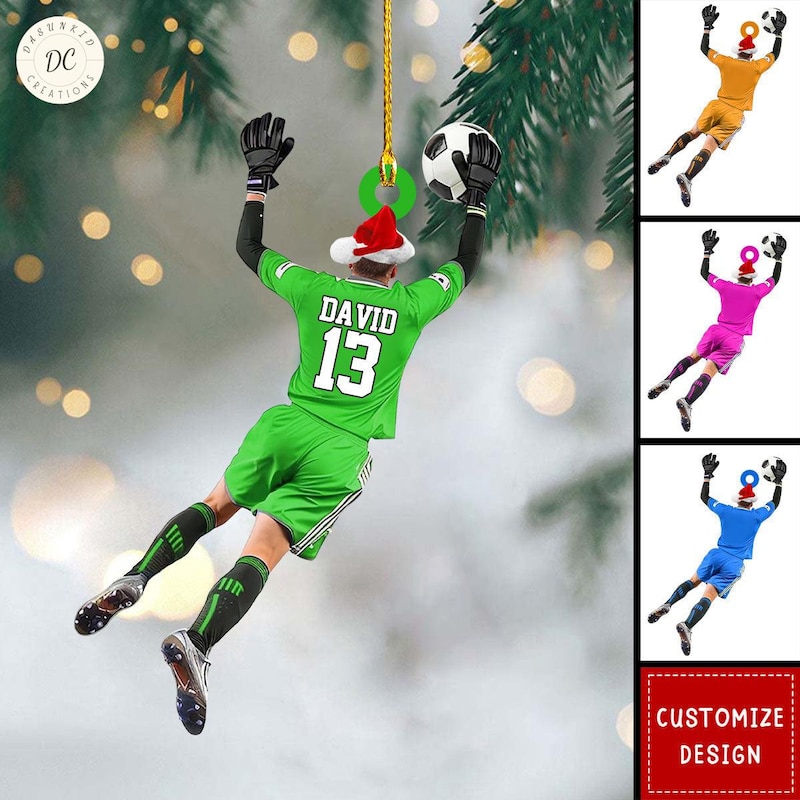 Soccer Ornament - Etsy