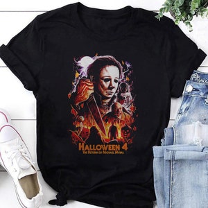 Halloween 4 the Return of Michael Myers T-shirt Michael Myers - Etsy