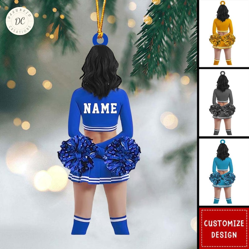 Cheerleading Ornament - Etsy