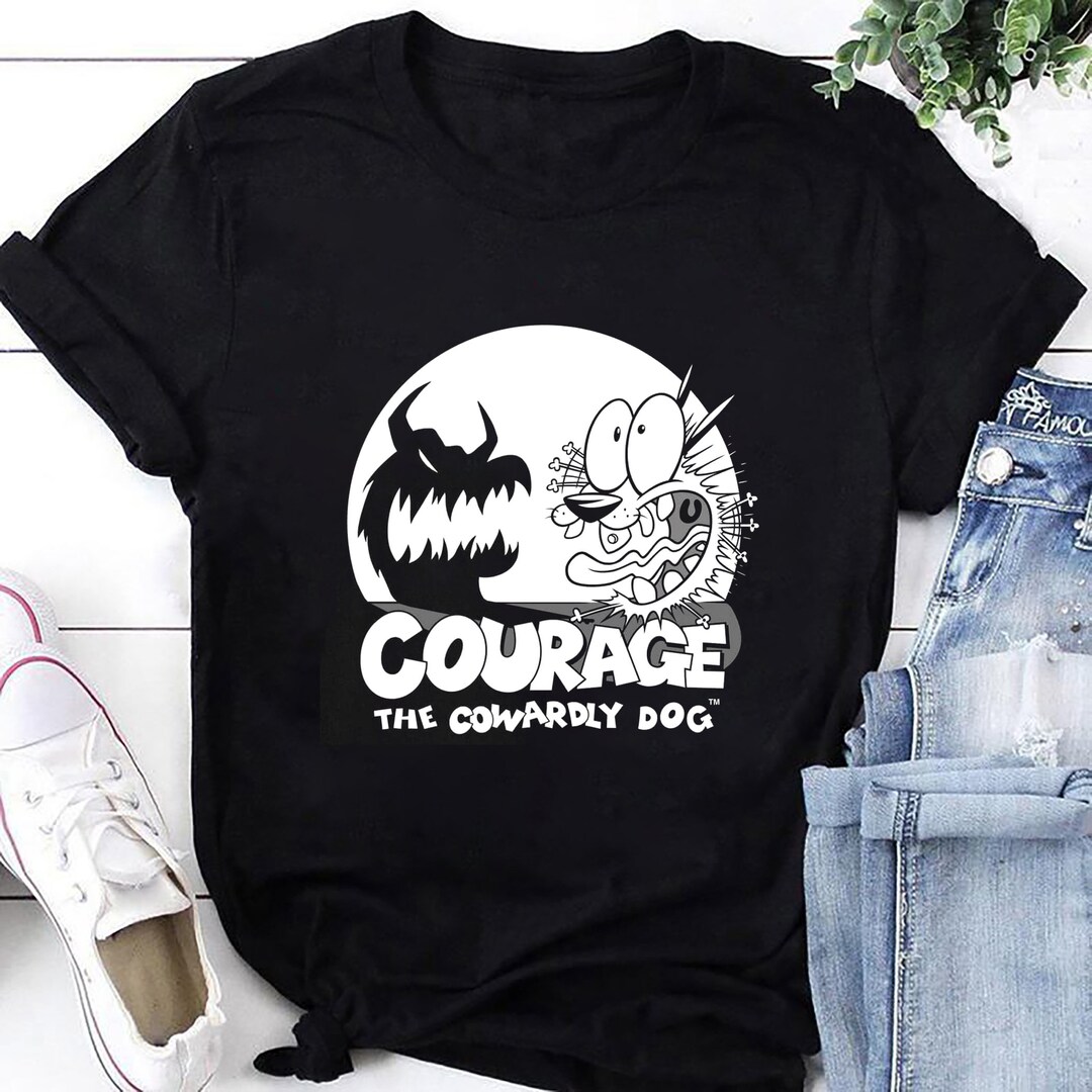 Courage the Cowardly Dog Spotlight T-shirt, Courage the Cowardly Dog ...