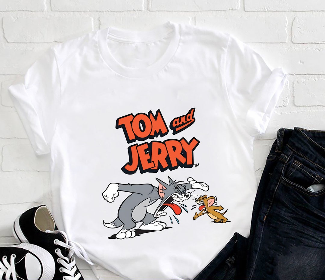 Tom and Jerry Throwback T-shirt, Tom and Jerry Shirt Fan Gifts, Tom and ...