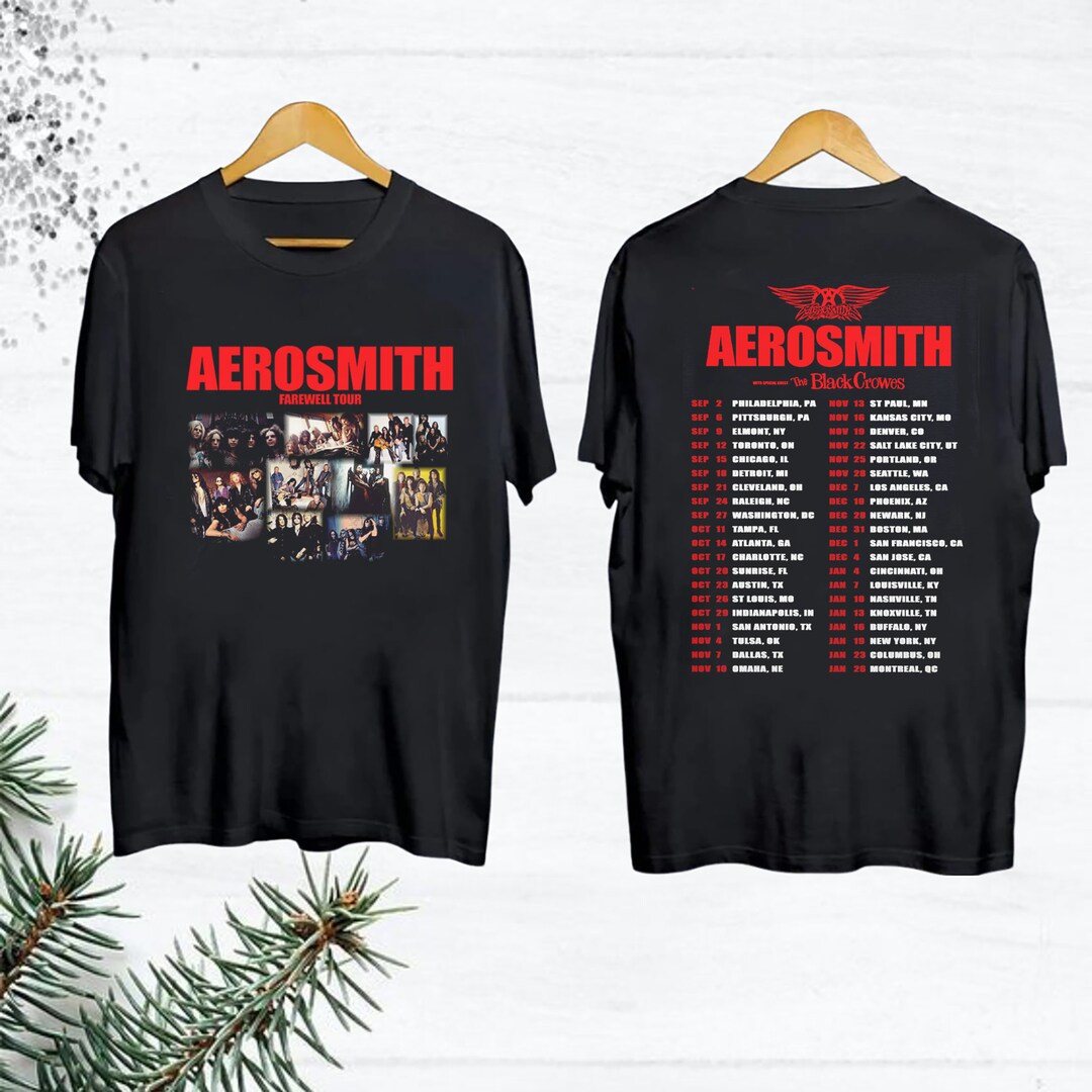 Aerosmith Farewell Tour T-shirt, Aerosmith Peace Out Tour Shirt ...