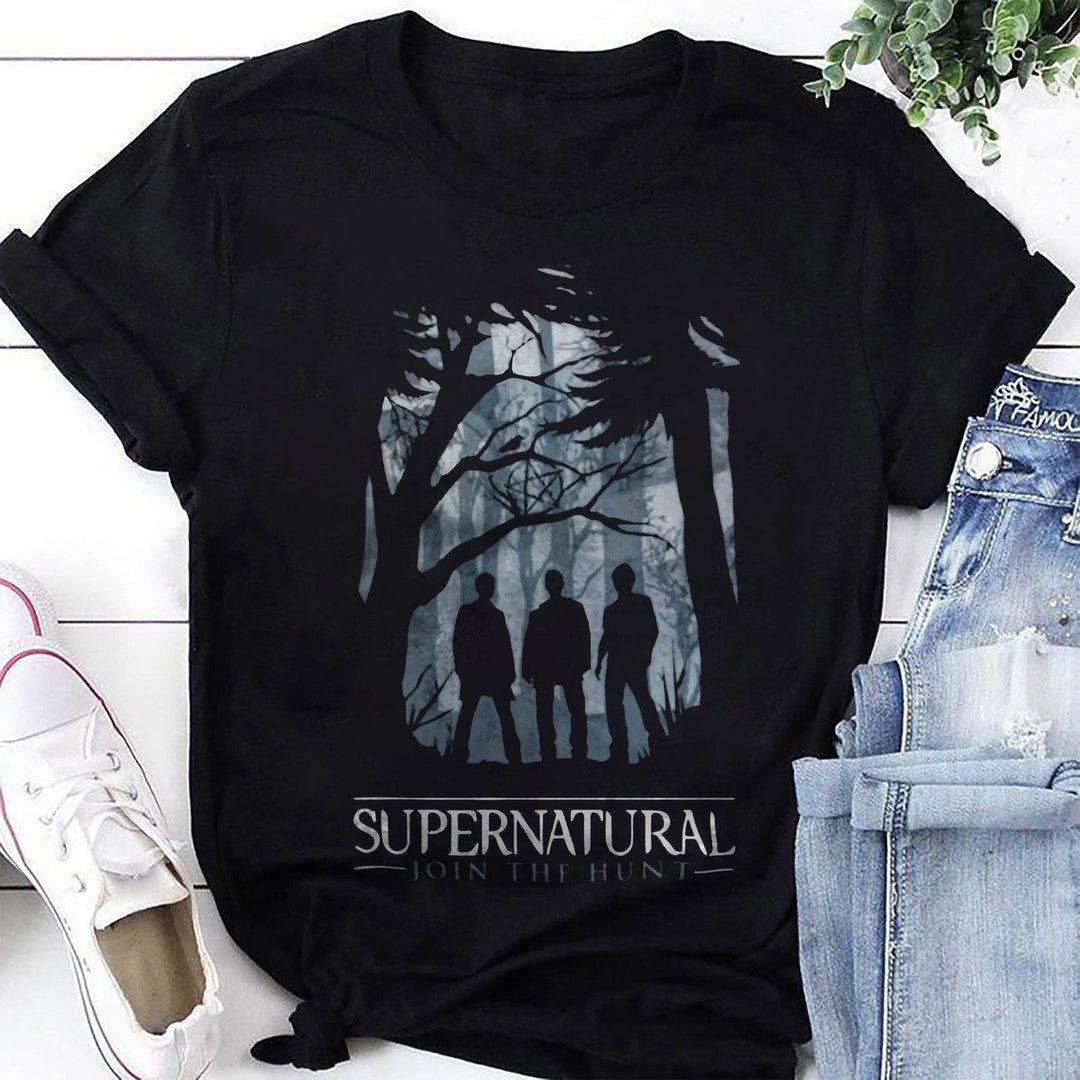 Supernatural Forest Silhouette T-shirt, Supernatural Shirt Join the ...